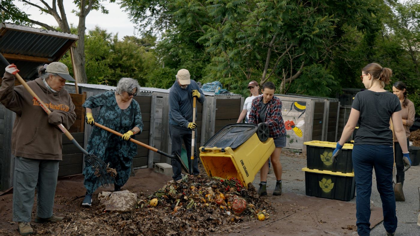 It Takes People Power, Bikes, Buckets and Worms to Save Soil - ecoRI News