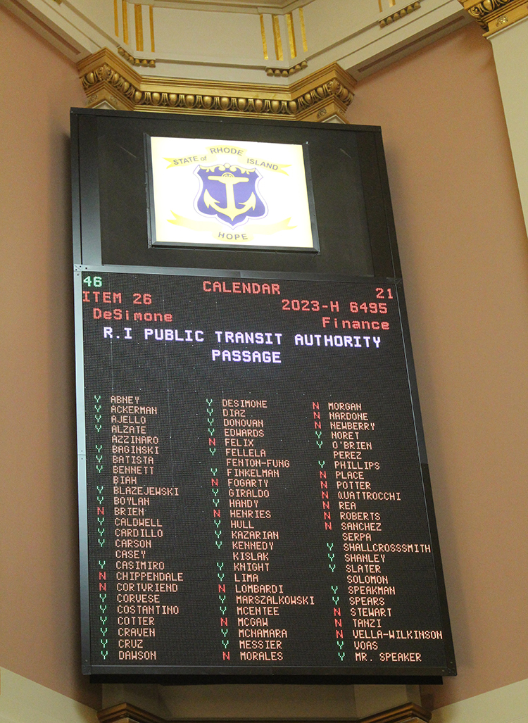 General Assembly Approves Bill to Make RIDOT Director RIPTA’s Board ...